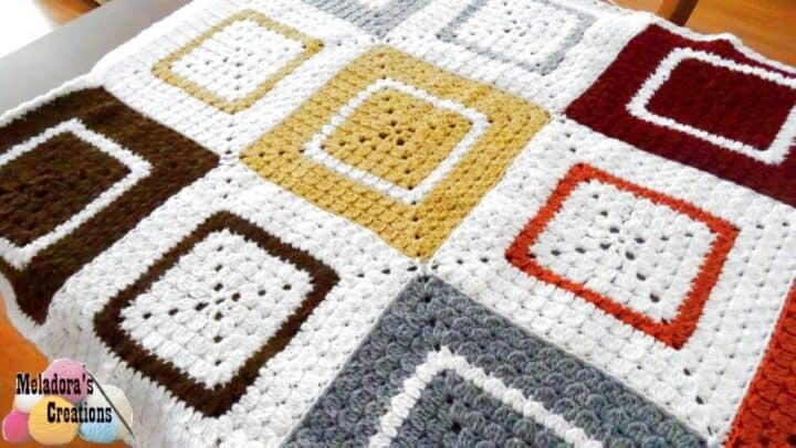 10 Gorgeous Free Granny Square Blanket Patterns