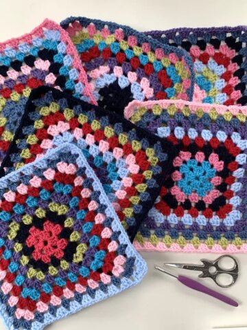 10 Gorgeous Free Granny Square Blanket Patterns
