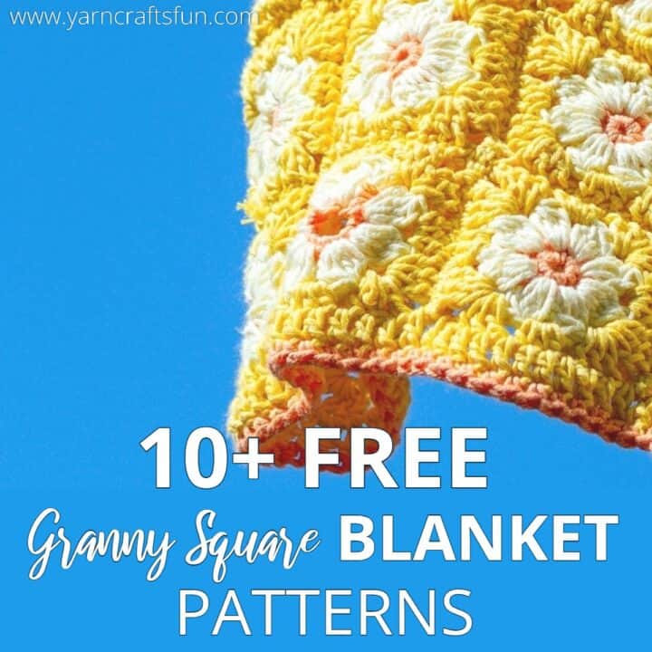 10 Gorgeous Free Granny Square Blanket Patterns