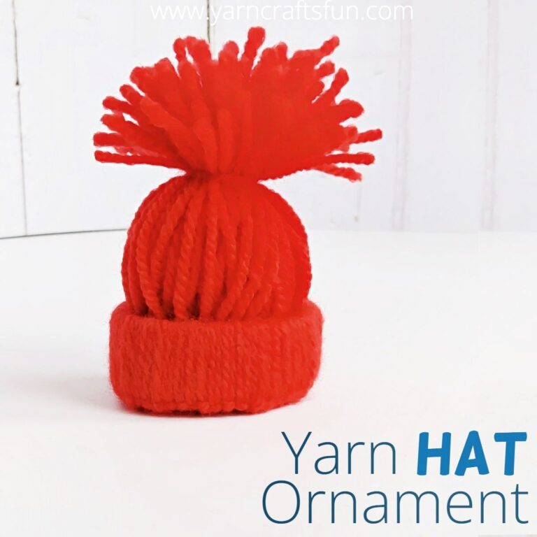 Diy Yarn Hat Ornaments - So Cute! - yarncraftsfun.com