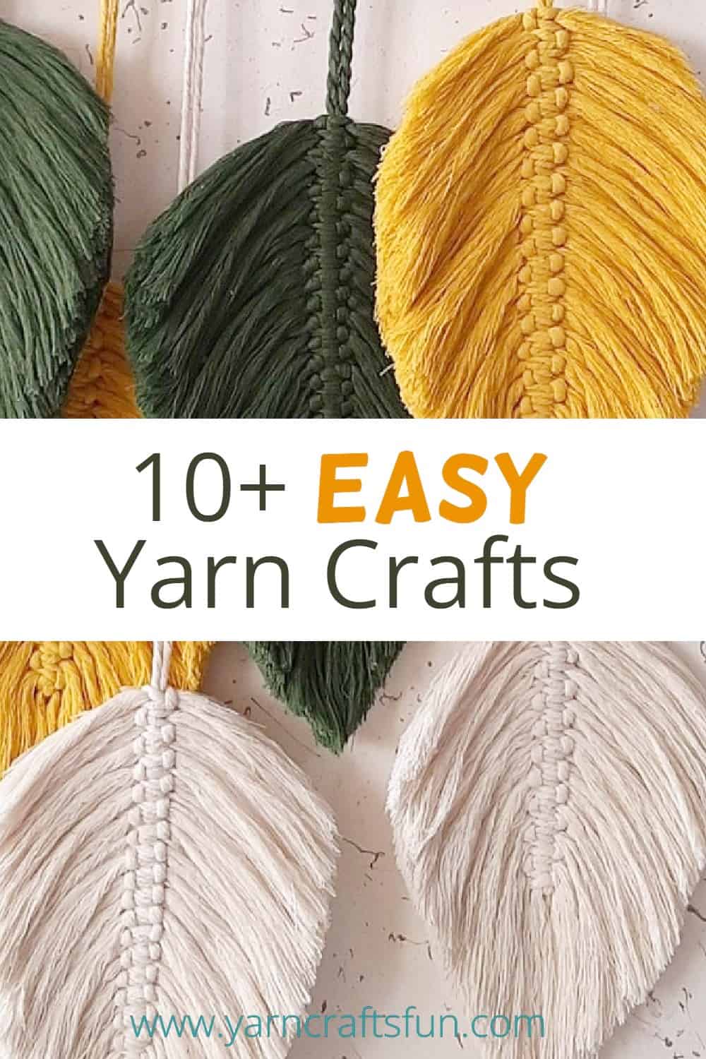Top 14 Super Easy Yarn Crafts - For Absolute Beginners! - yarncraftsfun.com