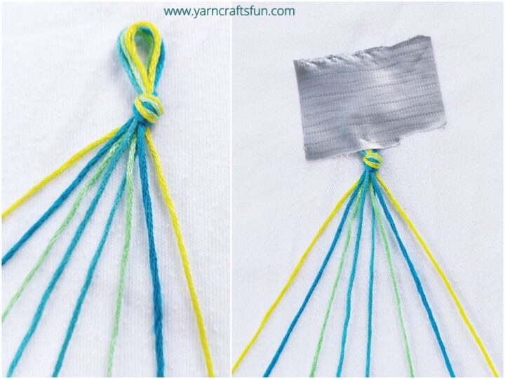 Easy Chevron Friendship Bracelet Pattern - yarncraftsfun.com