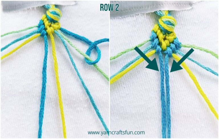 Easy Chevron Friendship Bracelet Pattern - yarncraftsfun.com