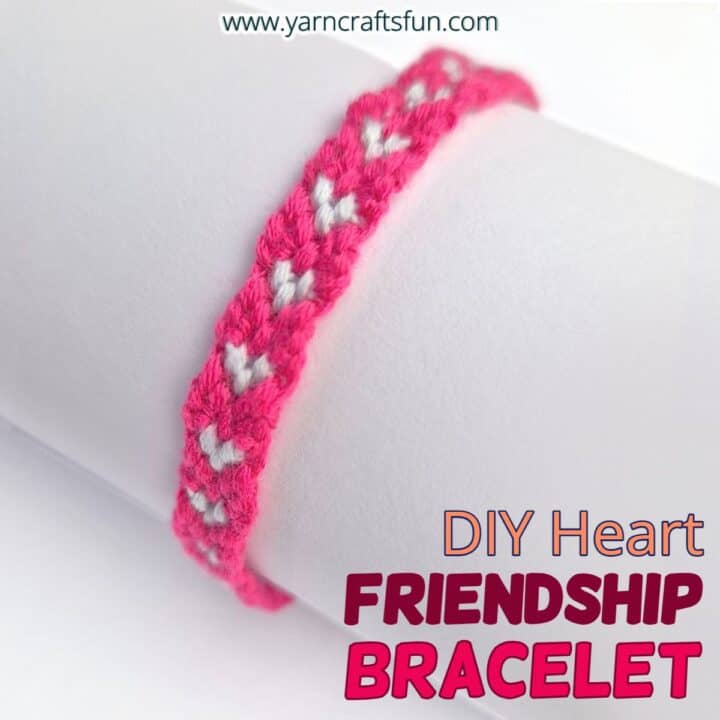 Easy Chevron Friendship Bracelet Pattern - yarncraftsfun.com